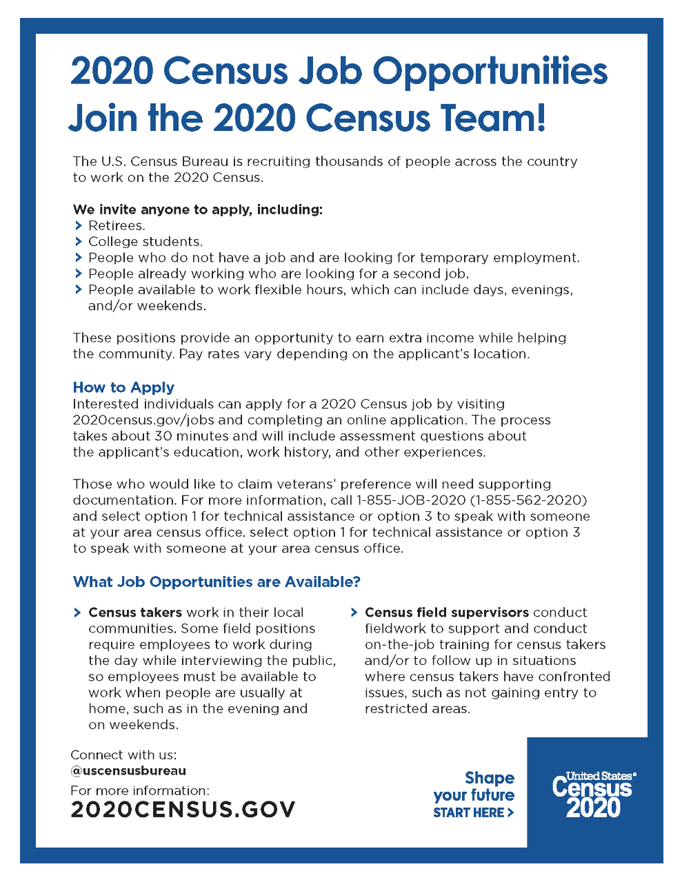 2020 Census | Lake City Today
